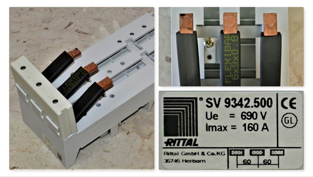 RITTAL Circuit-breaker component adaptors 3-pole – SV 9342.500 Used, T ...