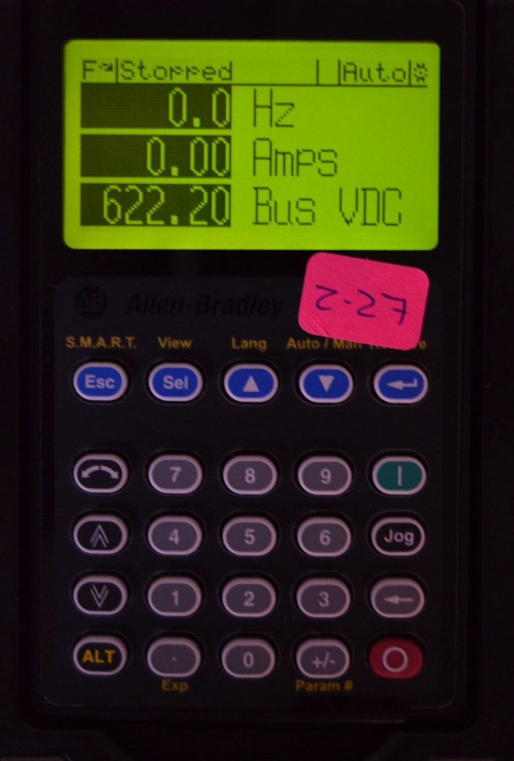 Allen-Bradley 20-HIM-A3 SERIES B Full Numeric HMI Keypad Firmware: 5.0 ...