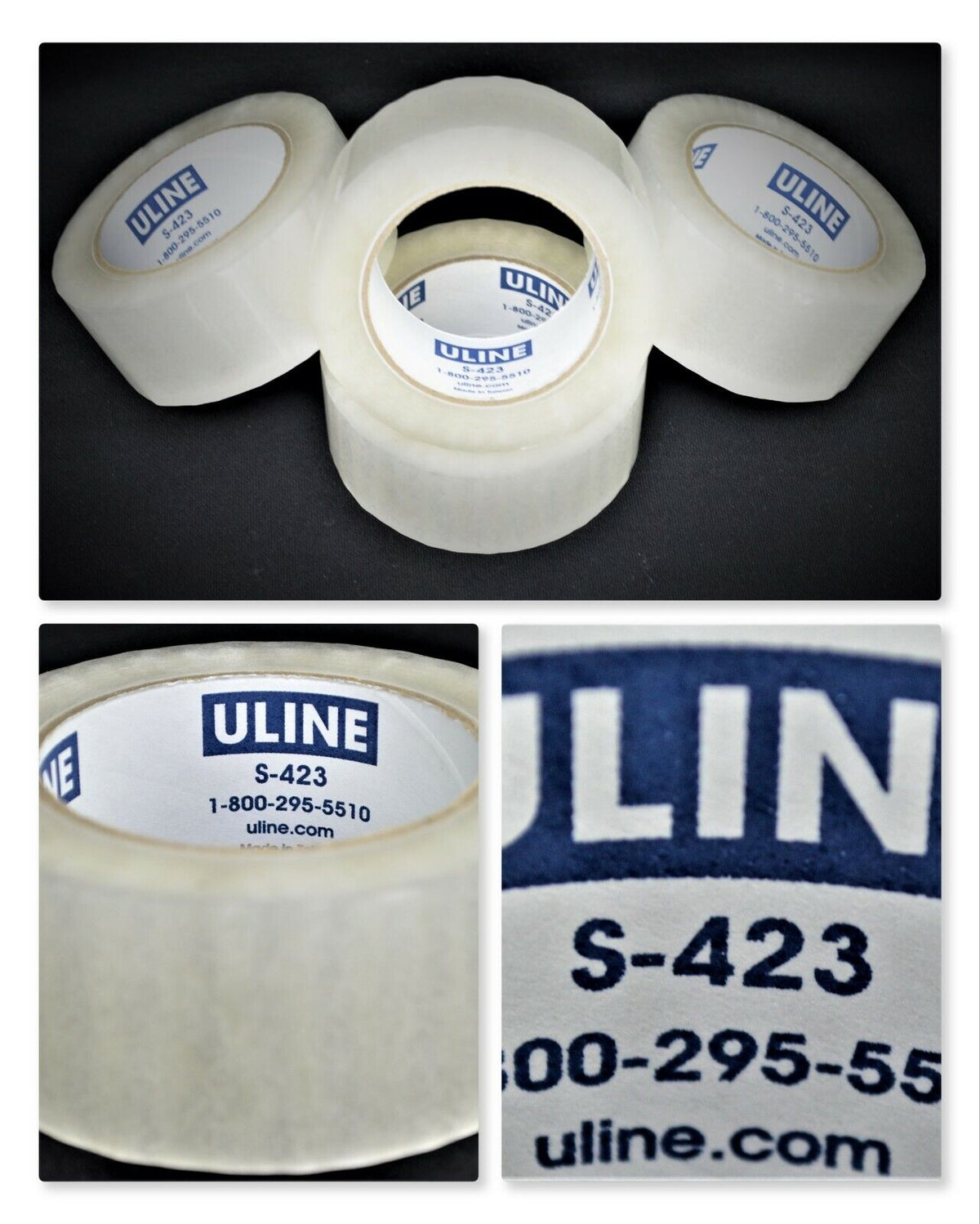 ULINE INDUSTRIAL TAPE 2" x 110yds Packing Tape Uline S-423 - 1 New Rol ...