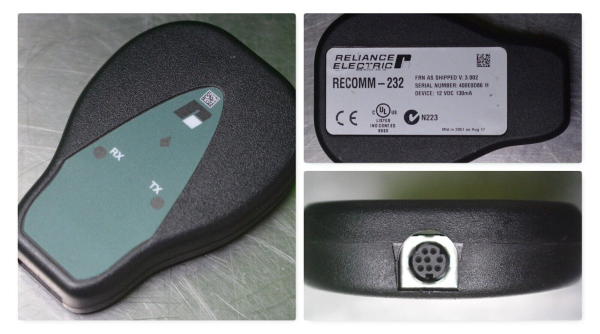 Reliance Electric RECOMM-232 Serial Converter FRN:3.002 — International ...