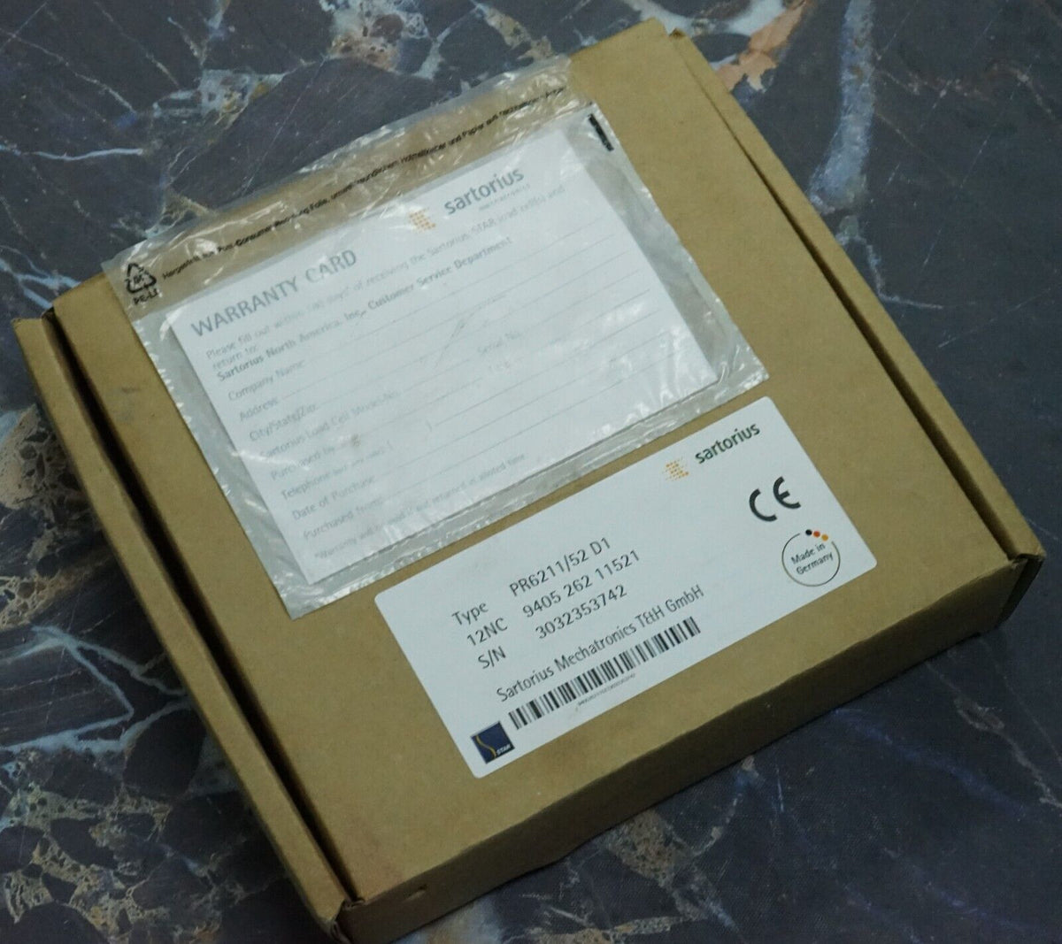 Sartorius Compact Compression Load Cell PR6211/52 D1 — International ...